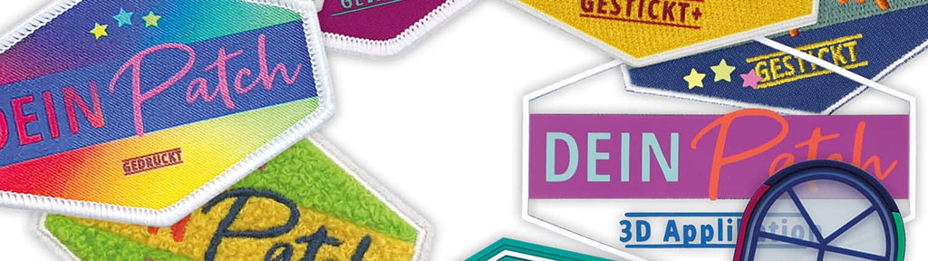 Patches nach Ihrer Vorlage selbst gestaltet